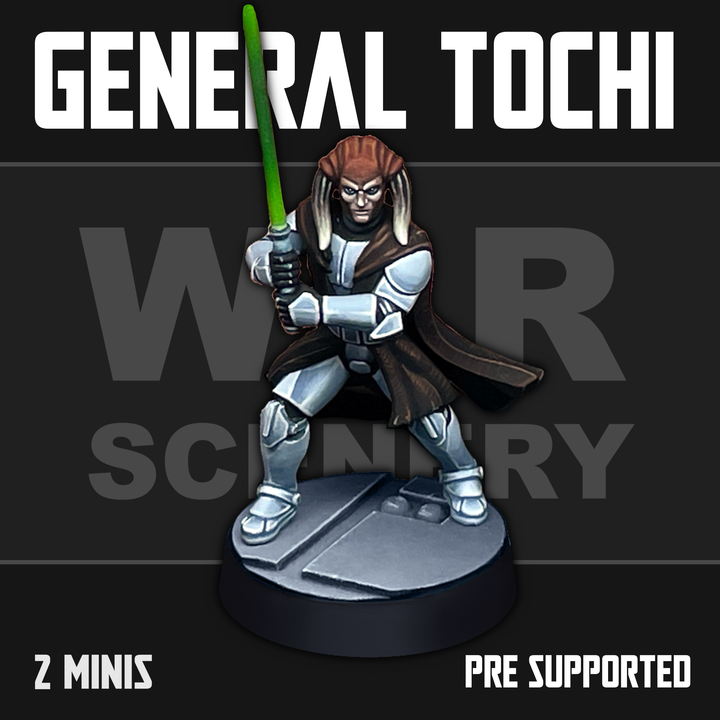 3D Printable General Tochi by War Scenery